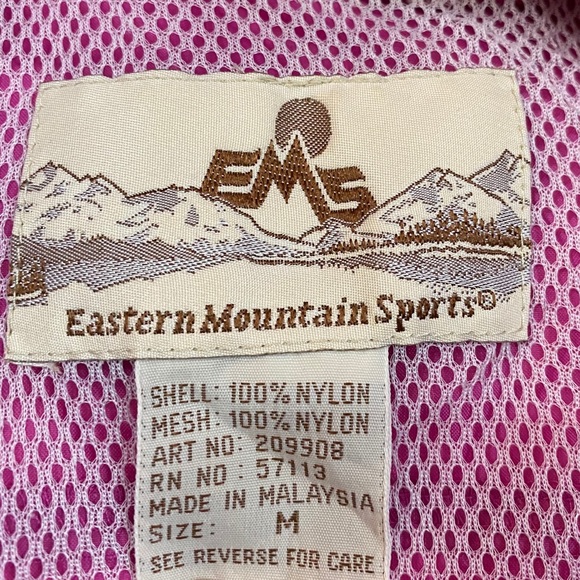 Eastern Mountain Sports | Jackets & Coats | Vintage Ems 9s Pink Zip ...